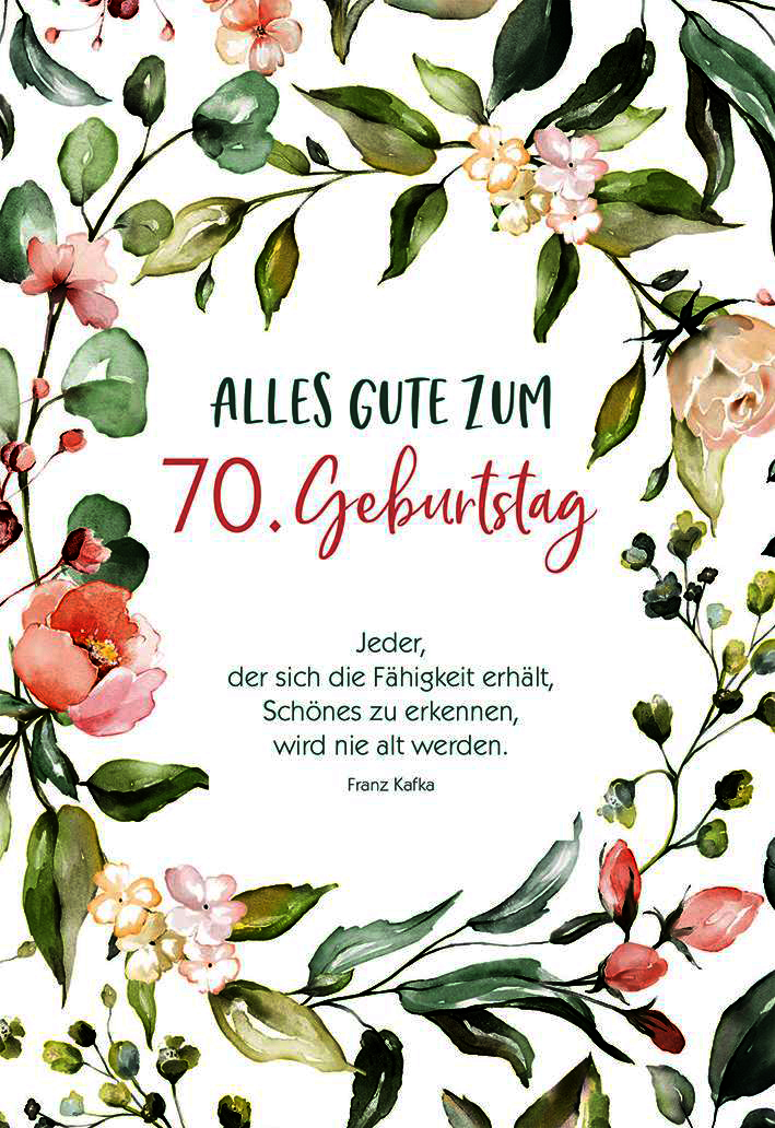 Geburtstag 70
