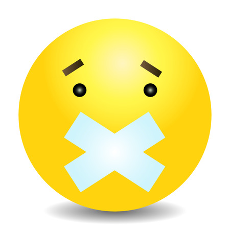 Symbole/Persönlich/Smileys/Smileys_S/Schweigen